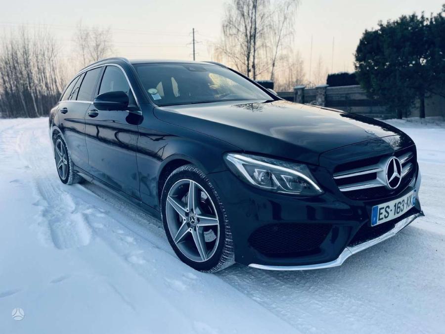 Blue Mercedes-Benz c-220 2017 in Taurage, with an engine capacity of 2.14 L and mileage of 328 thousand km for 11900 €, photo 1 on AUTOMOTO.COM.LV
