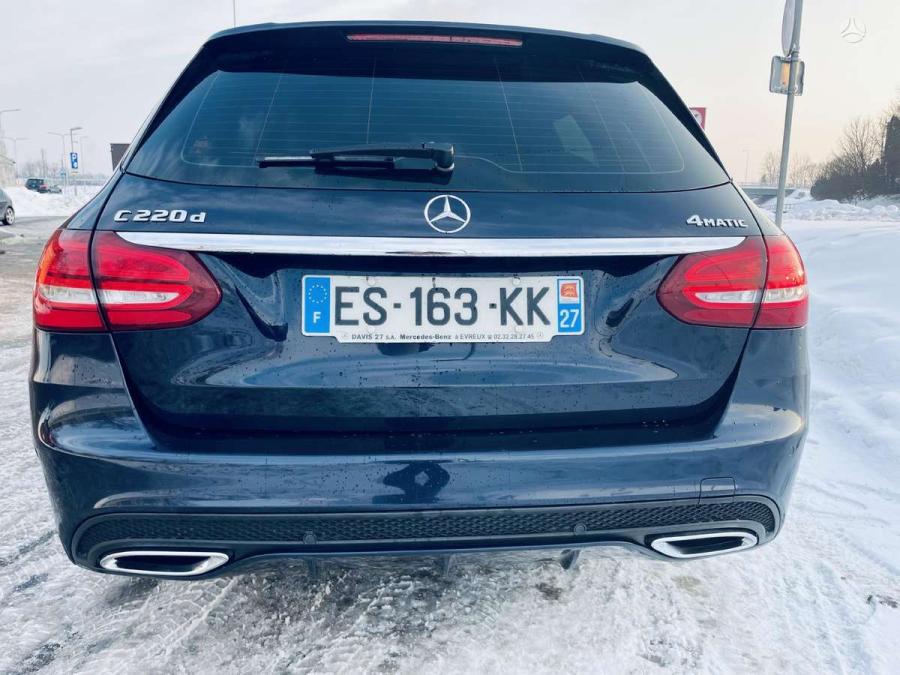 Zils Mercedes-Benz c-220 2017 Tauragė, ar dzinēja tilpumu 2.14 L un nobraukumu 328 tūkst. km par 11900 €, foto 5 vietnē AUTOMOTO.COM.LV