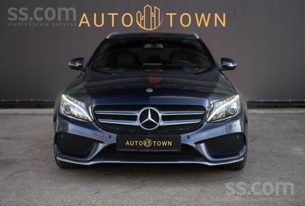 Blue Mercedes-Benz c-220 2018 in Riga, with an engine capacity of 2.20 L and mileage of 288 thousand km for 14990 €, photo 3 on AUTOMOTO.COM.LV