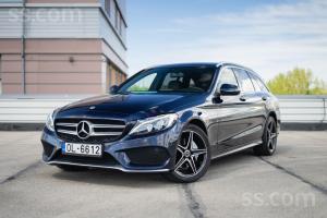 Zils Mercedes-Benz c-220 2018 Rīga, ar dzinēja tilpumu 2.20 L un nobraukumu 288 tūkst. km par 14990 €, foto  vietnē AUTOMOTO.COM.LV