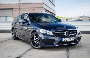 Blue Mercedes-Benz c-220 2018 in Riga, with an engine capacity of 2.20 L and mileage of 288 thousand km for 14990 €, photo 5 on AUTOMOTO.COM.LV
