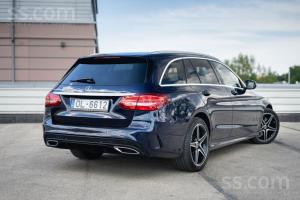 Blue Mercedes-Benz c-220 2018 in Riga, with an engine capacity of 2.20 L and mileage of 288 thousand km for 14990 €, photo 6 on AUTOMOTO.COM.LV