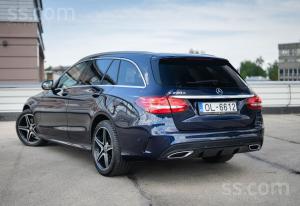Blue Mercedes-Benz c-220 2018 in Riga, with an engine capacity of 2.20 L and mileage of 288 thousand km for 14990 €, photo 11 on AUTOMOTO.COM.LV
