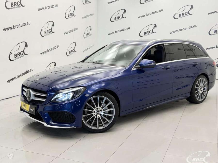 Zils Mercedes-Benz c-220 2018 Viļņa, ar dzinēja tilpumu 2.14 L un nobraukumu 271 tūkst. km par 12500 €, foto 1 vietnē AUTOMOTO.COM.LV