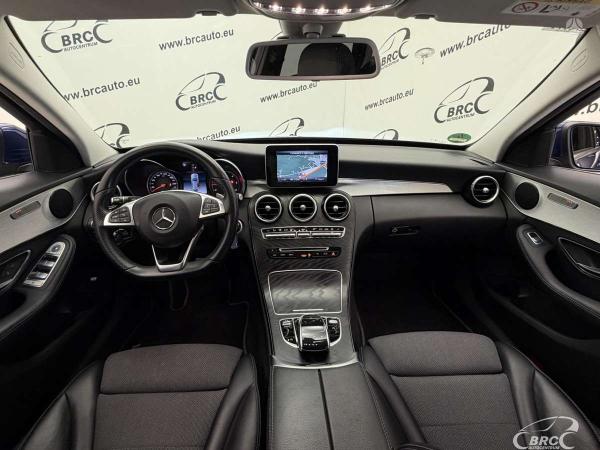 Blue Mercedes-Benz c-220 2018 in Vilnius, with an engine capacity of 2.14 L and mileage of 271 thousand km for 12500 €, photo 4 on AUTOMOTO.COM.LV