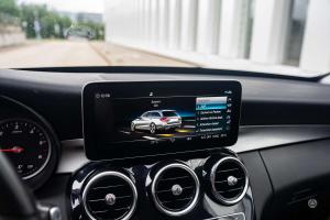 Blue Mercedes-Benz c-220 2018 in Vilnius, with an engine capacity of 1.95 L and mileage of 184 thousand km for 15490 €, photo 20 on AUTOMOTO.COM.LV