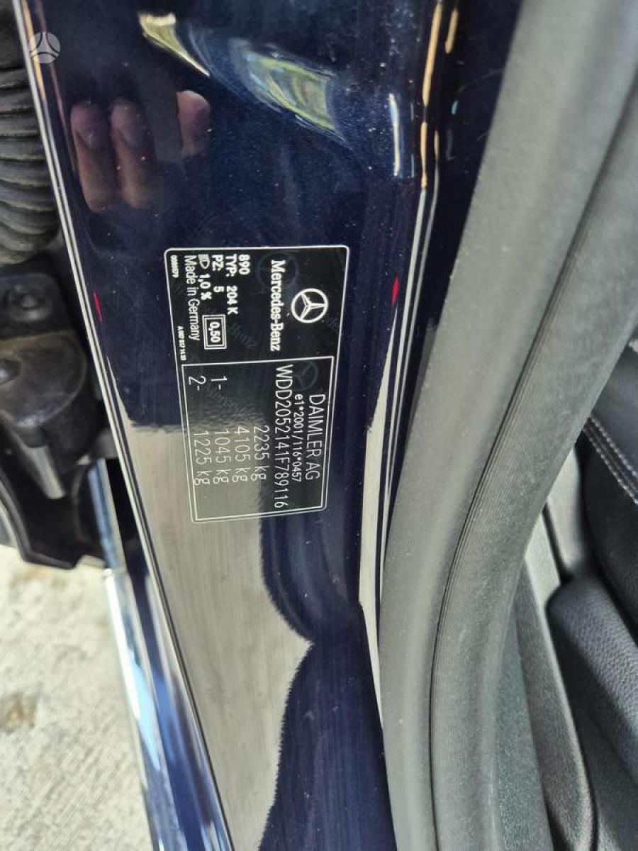 Zils Mercedes-Benz c-220 2018 Utena, ar dzinēja tilpumu 1.95 L un nobraukumu 321 tūkst. km par 11990 €, foto 33 vietnē AUTOMOTO.COM.LV
