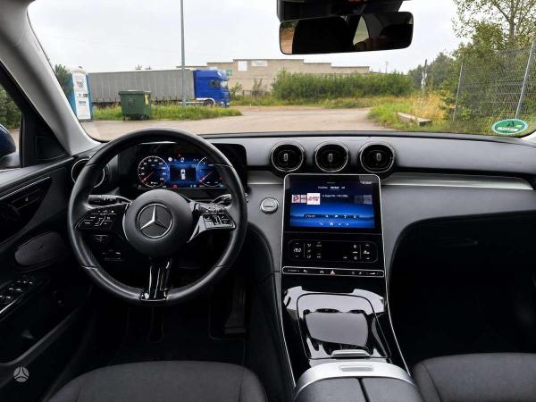 Мерседес Ц 220 2023 в Вильнюс на AUTOMOTO.COM.LV Синий Мерседес Ц 220 2023 в Вильнюс, объемом двигателя 1.99 л и пробегом 96 тыс. км за 25199 €, фото 9 на AUTOMOTO.COM.LV