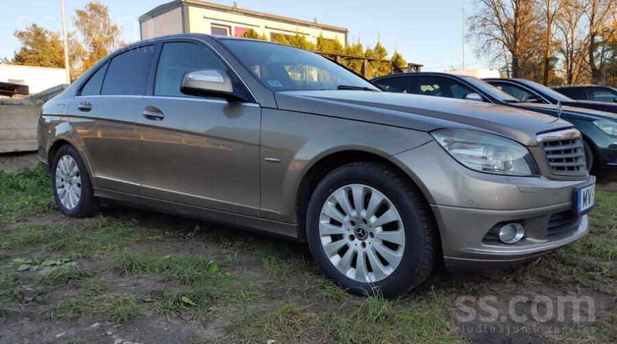 Brown Mercedes-Benz c-220 2007 in Riga, with an engine capacity of 2.20 L and mileage of 355 thousand km for 4350 €, photo 5 on AUTOMOTO.COM.LV
