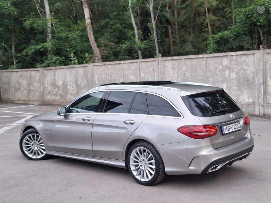 Brown Mercedes-Benz c-220 2018 in Vilnius, with an engine capacity of 1.95 L and mileage of 295 thousand km for 15500 €, photo 3 on AUTOMOTO.COM.LV