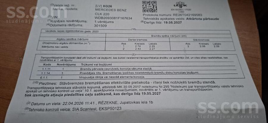 Pelēks Mercedes-Benz c-220 2005 Rēzekne, ar dzinēja tilpumu 2.20 L un nobraukumu 304 tūkst. km par 3500 €, foto 15 vietnē AUTOMOTO.COM.LV