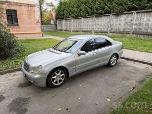 Grey Mercedes-Benz c-220 2002 in Riga, with an engine capacity of 2.70 L and mileage of 365 thousand km for 1400 €, photo  on AUTOMOTO.COM.LV