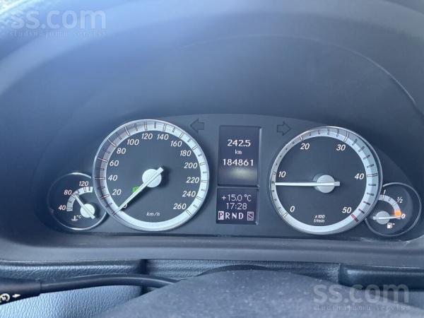 Grey Mercedes-Benz c-220 2005 in Ogre, with an engine capacity of 2.20 L and mileage of 185 thousand km for 3550 €, photo 6 on AUTOMOTO.COM.LV