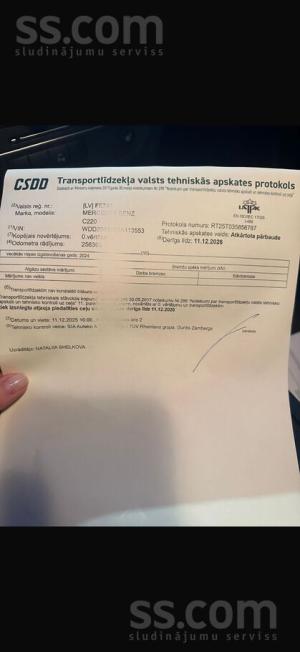 Pelēks Mercedes-Benz c-220 2010 Rīga, ar dzinēja tilpumu 2.10 L un nobraukumu 264 tūkst. km par 5600 €, foto 22 vietnē AUTOMOTO.COM.LV