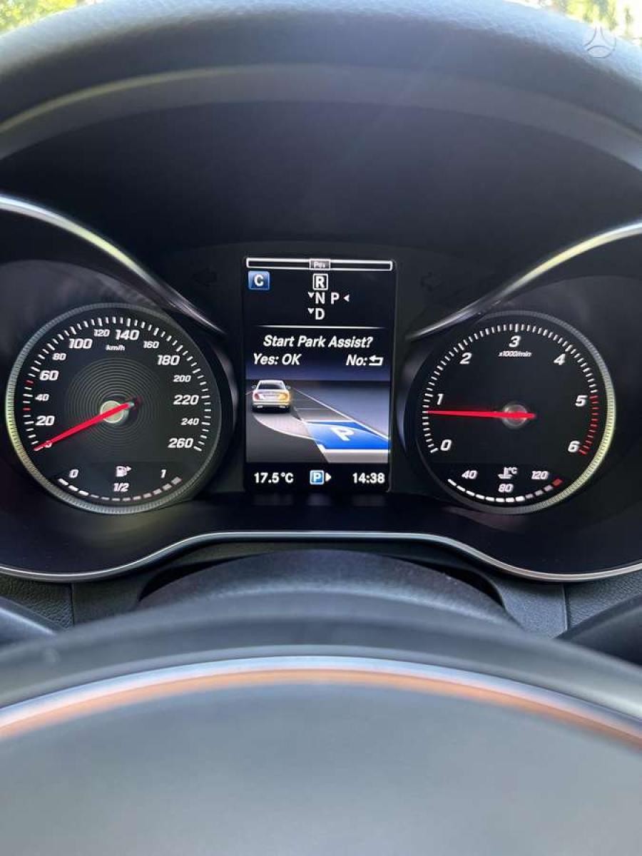 Grey Mercedes-Benz c-220 2015 in Vilnius, with an engine capacity of 2.14 L and mileage of 283 thousand km for 12700 €, photo 22 on AUTOMOTO.COM.LV