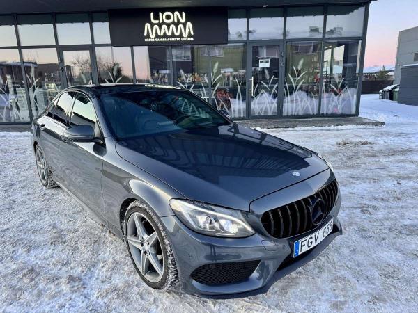 Grey Mercedes-Benz c-220 2016 in Kaunas, with an engine capacity of 2.14 L and mileage of 370 thousand km for 14500 €, photo 2 on AUTOMOTO.COM.LV
