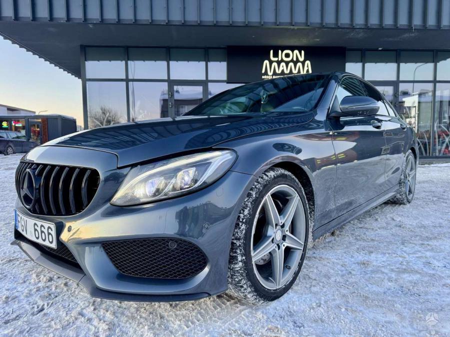 Grey Mercedes-Benz c-220 2016 in Kaunas, with an engine capacity of 2.14 L and mileage of 370 thousand km for 14500 €, photo 19 on AUTOMOTO.COM.LV