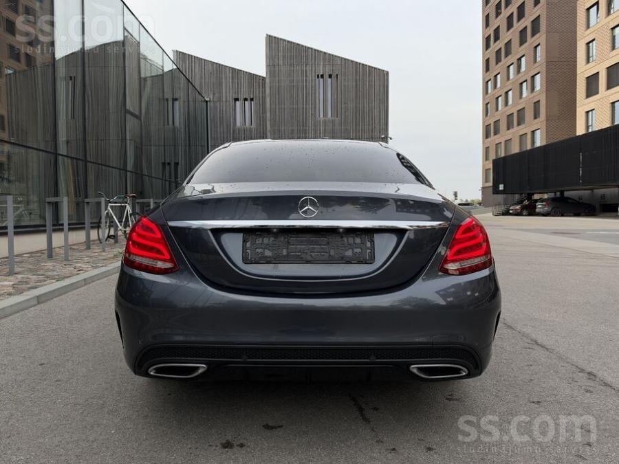 Grey Mercedes-Benz c-220 2016 in Riga, with an engine capacity of 2.20 L and mileage of 255 thousand km for 12500 €, photo 8 on AUTOMOTO.COM.LV
