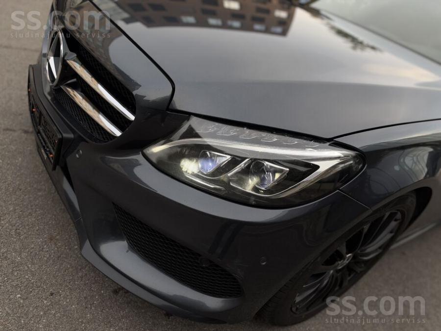 Grey Mercedes-Benz c-220 2016 in Riga, with an engine capacity of 2.20 L and mileage of 255 thousand km for 12500 €, photo 10 on AUTOMOTO.COM.LV