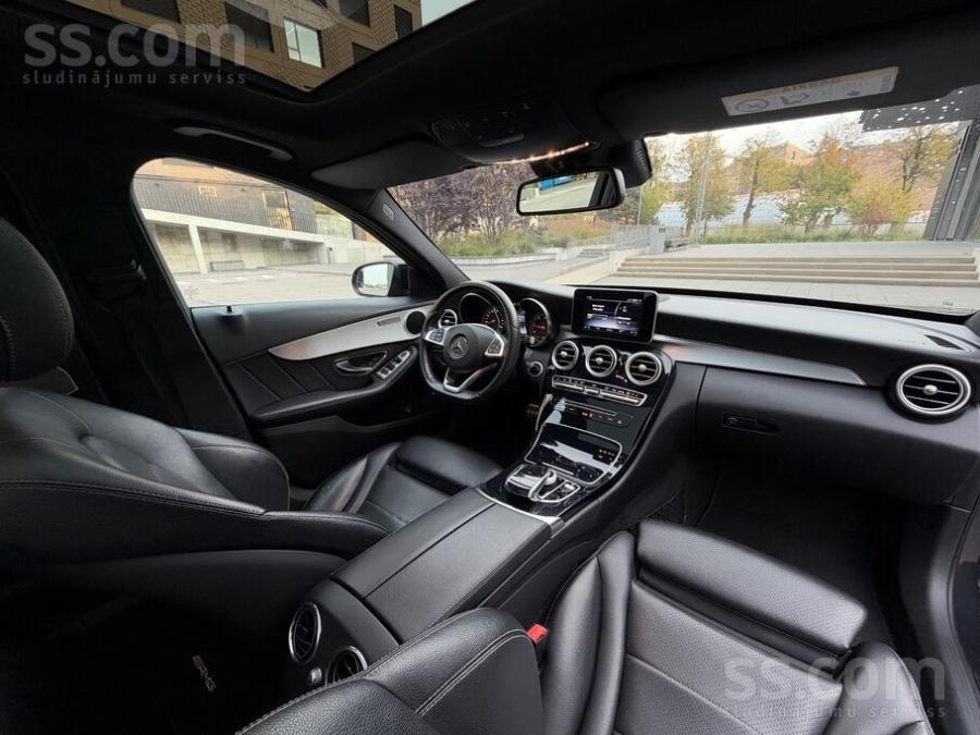 Grey Mercedes-Benz c-220 2016 in Riga, with an engine capacity of 2.20 L and mileage of 255 thousand km for 12500 €, photo 15 on AUTOMOTO.COM.LV