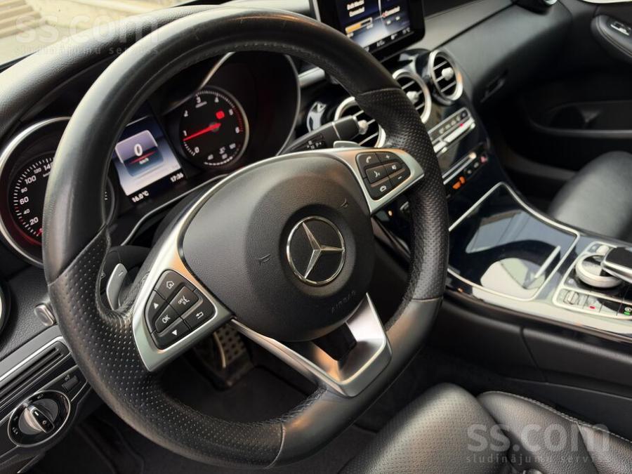 Grey Mercedes-Benz c-220 2016 in Riga, with an engine capacity of 2.20 L and mileage of 255 thousand km for 12500 €, photo 18 on AUTOMOTO.COM.LV