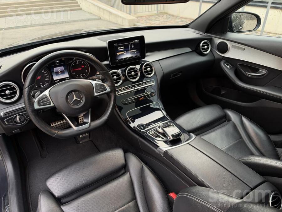 Grey Mercedes-Benz c-220 2016 in Riga, with an engine capacity of 2.20 L and mileage of 255 thousand km for 12500 €, photo 22 on AUTOMOTO.COM.LV