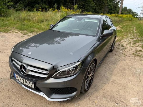 Grey Mercedes-Benz c-220 2017 in Vilnius, with an engine capacity of 2.20 L and mileage of 153 thousand km for 17900 €, photo 1 on AUTOMOTO.COM.LV