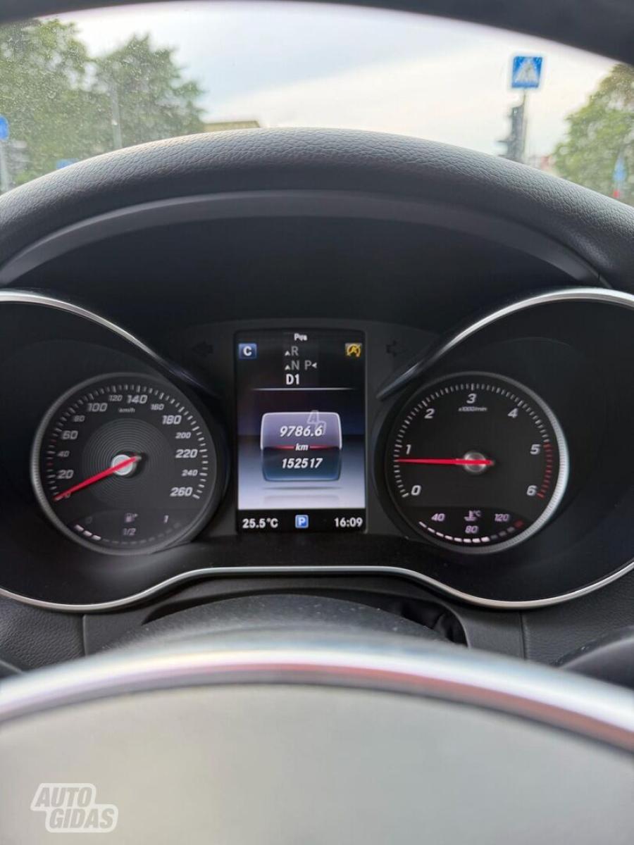Grey Mercedes-Benz c-220 2017 in Vilnius, with an engine capacity of 2.20 L and mileage of 153 thousand km for 17900 €, photo 11 on AUTOMOTO.COM.LV