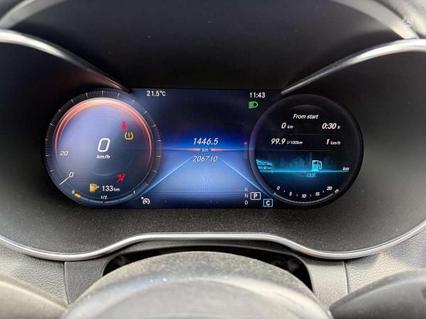 Grey Mercedes-Benz c-220 2019 in Alytus, with an engine capacity of 2.00 L and mileage of 206 thousand km for 12750 €, photo 9 on AUTOMOTO.COM.LV