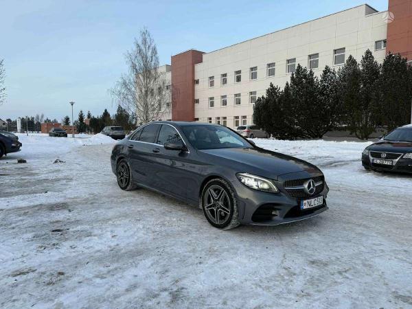 Grey Mercedes-Benz c-220 2020 in Siauliai, with an engine capacity of 1.95 L and mileage of 212 thousand km for 23500 €, photo 1 on AUTOMOTO.COM.LV