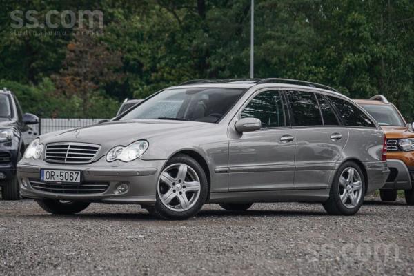 Grey Mercedes-Benz c-220 2007 in Riga, with an engine capacity of 2.20 L and mileage of 349 thousand km for 3790 €, photo 1 on AUTOMOTO.COM.LV