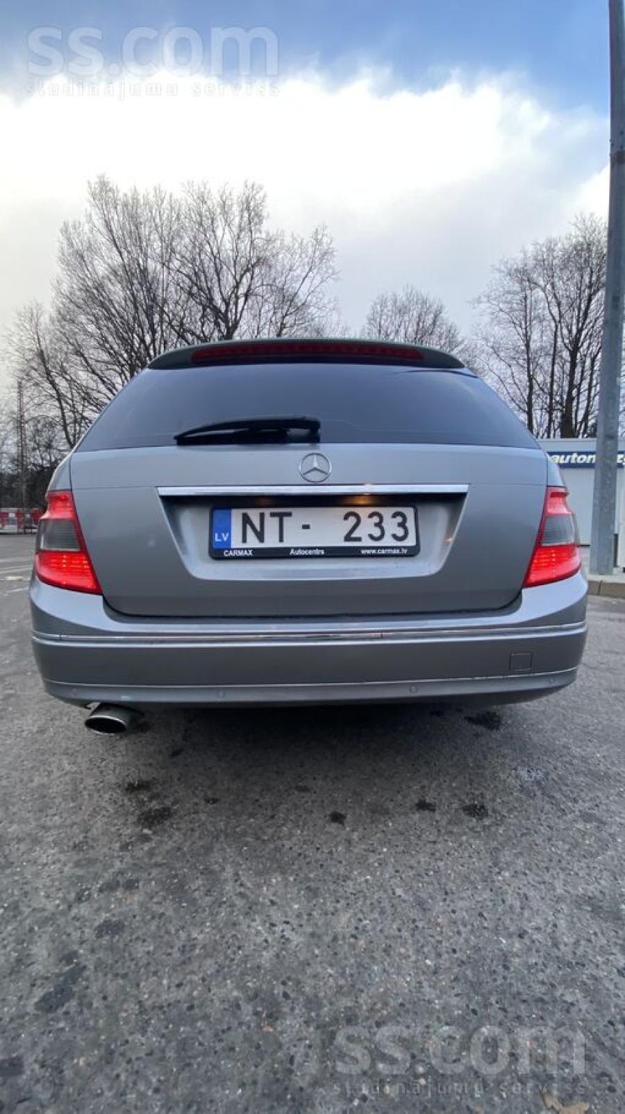Grey Mercedes-Benz c-220 2009 in Riga, with an engine capacity of 2.20 L and mileage of 280 thousand km for 4800 €, photo 4 on AUTOMOTO.COM.LV