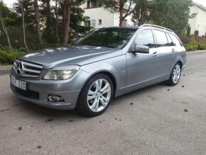 Grey Mercedes-Benz c-220 2009 in Vilnius, with an engine capacity of 2.20 L and mileage of 33 thousand km for 2999 €, photo  on AUTOMOTO.COM.LV