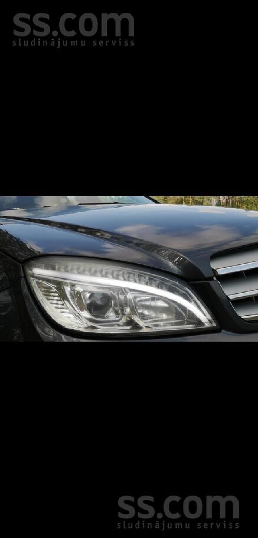 Grey Mercedes-Benz c-220 2009 in Valmiera, with an engine capacity of 2.20 L and mileage of 362 thousand km for 3800 €, photo 8 on AUTOMOTO.COM.LV