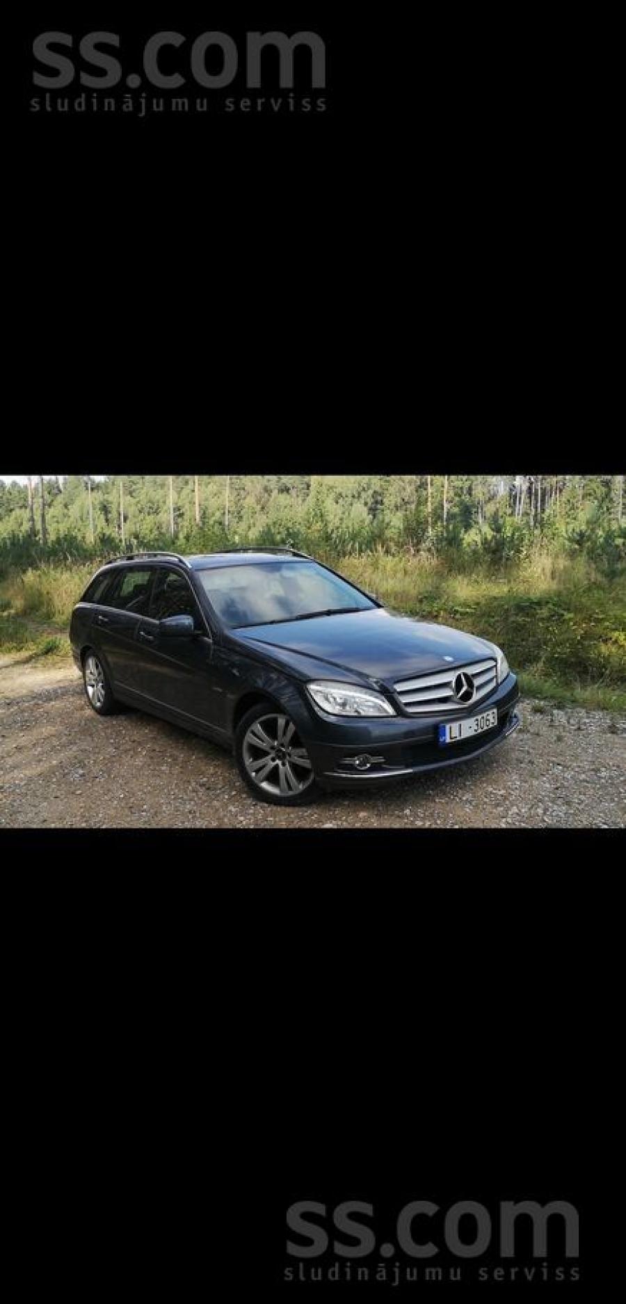 Grey Mercedes-Benz c-220 2009 in Valmiera, with an engine capacity of 2.20 L and mileage of 362 thousand km for 3800 €, photo 9 on AUTOMOTO.COM.LV