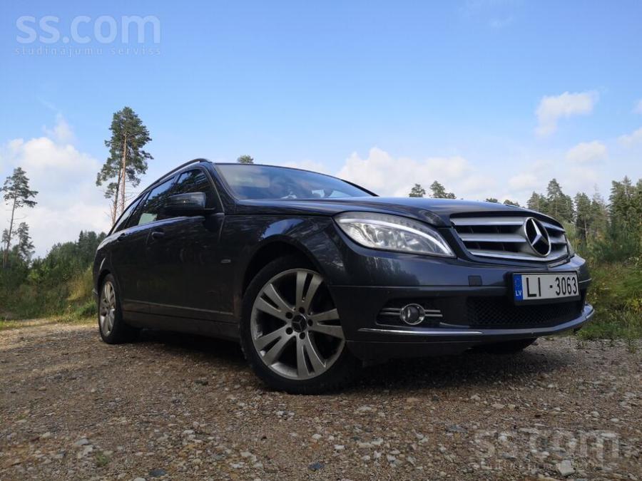 Grey Mercedes-Benz c-220 2009 in Valmiera, with an engine capacity of 2.20 L and mileage of 362 thousand km for 3800 €, photo 15 on AUTOMOTO.COM.LV