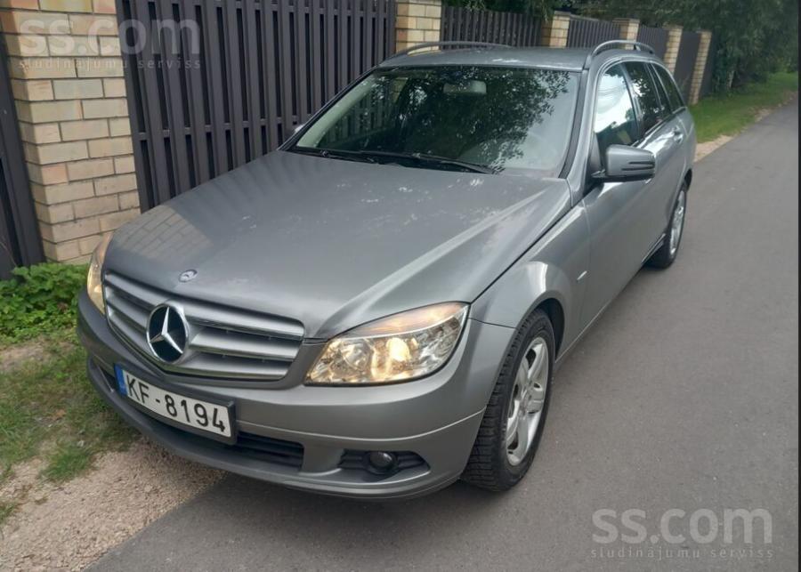 Grey Mercedes-Benz c-220 2010 in Riga, with an engine capacity of 2.20 L and mileage of 0 thousand km for 4700 €, photo 1 on AUTOMOTO.COM.LV