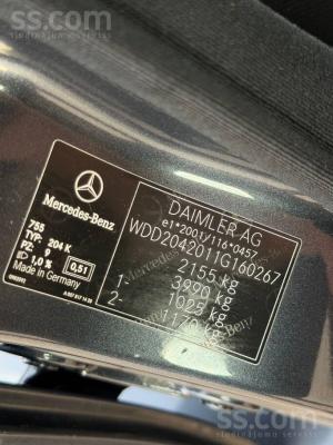 Pelēks Mercedes-Benz c-220 2014 Rīga, ar dzinēja tilpumu 2.00 L un nobraukumu 0 tūkst. km par 5850 €, foto 31 vietnē AUTOMOTO.COM.LV