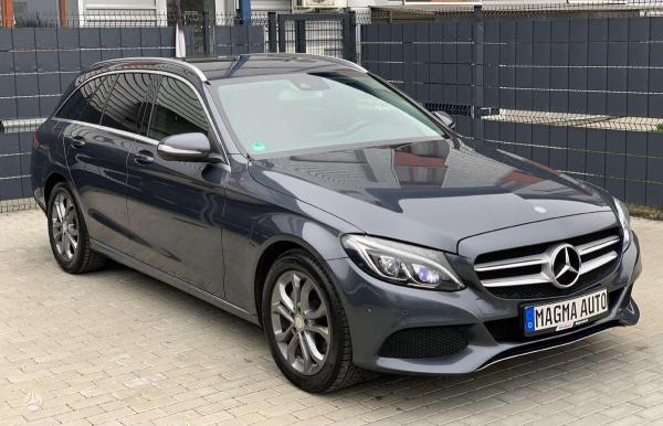 Grey Mercedes-Benz c-220 2015 in Marijampole, with an engine capacity of 2.14 L and mileage of 243 thousand km for 11999 €, photo 1 on AUTOMOTO.COM.LV