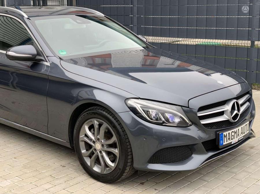 Grey Mercedes-Benz c-220 2015 in Marijampole, with an engine capacity of 2.14 L and mileage of 243 thousand km for 11999 €, photo 11 on AUTOMOTO.COM.LV