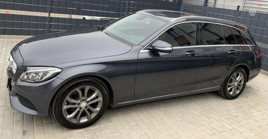 Grey Mercedes-Benz c-220 2015 in Marijampole, with an engine capacity of 2.14 L and mileage of 243 thousand km for 11999 €, photo 12 on AUTOMOTO.COM.LV