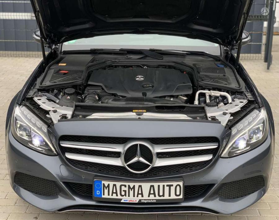 Grey Mercedes-Benz c-220 2015 in Marijampole, with an engine capacity of 2.14 L and mileage of 243 thousand km for 11999 €, photo 37 on AUTOMOTO.COM.LV