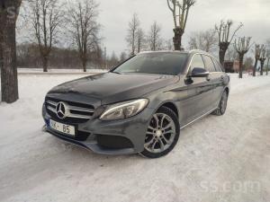 Grey Mercedes-Benz c-220 2015 in Riga, with an engine capacity of 2.20 L and mileage of 316 thousand km for 12250 €, photo  on AUTOMOTO.COM.LV