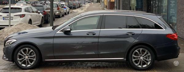 Grey Mercedes-Benz c-220 2015 in Marijampole, with an engine capacity of 2.14 L and mileage of 243 thousand km for 11999 €, photo 9 on AUTOMOTO.COM.LV