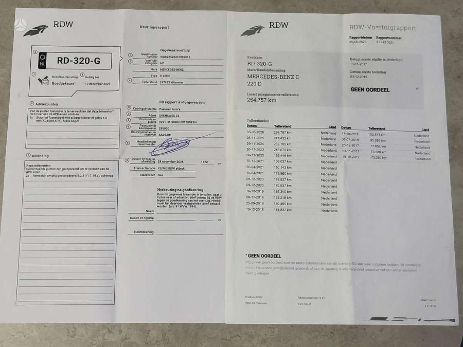 Серый Мерседес Ц 220 2015 в Вильнюс, объемом двигателя 2.14 л и пробегом 254 тыс. км за 9990 €, фото 39 на AUTOMOTO.COM.LV