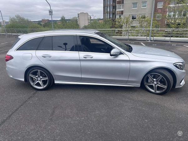 Grey Mercedes-Benz c-220 2015 in Vilnius, with an engine capacity of 2.14 L and mileage of 185 thousand km for 12500 €, photo 5 on AUTOMOTO.COM.LV