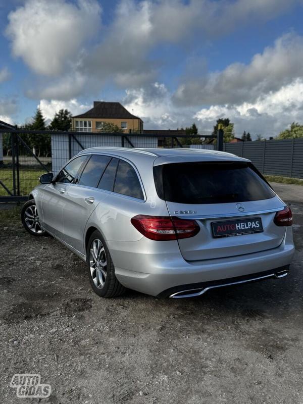 Grey Mercedes-Benz c-220 2016 in Klaipeda, with an engine capacity of 2.10 L and mileage of 231 thousand km for 14750 €, photo 5 on AUTOMOTO.COM.LV