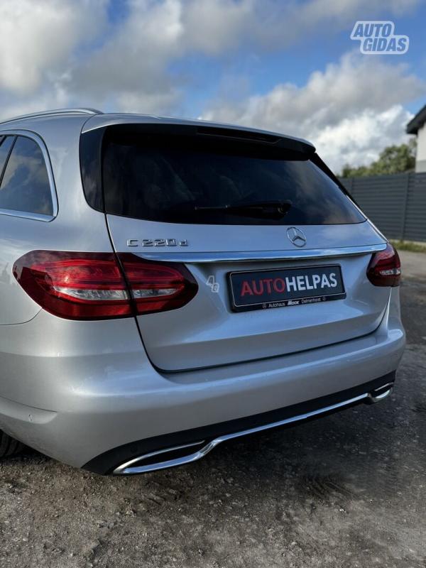 Grey Mercedes-Benz c-220 2016 in Klaipeda, with an engine capacity of 2.10 L and mileage of 231 thousand km for 14750 €, photo 6 on AUTOMOTO.COM.LV