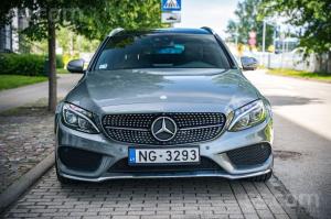 Grey Mercedes-Benz c-220 2017 in Riga, with an engine capacity of 2.20 L and mileage of 0 thousand km for 13990 €, photo 2 on AUTOMOTO.COM.LV