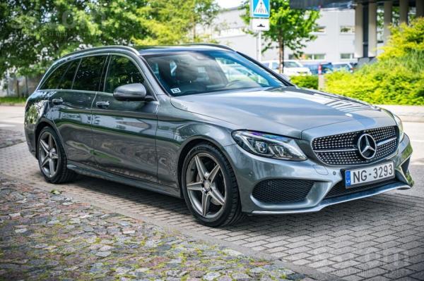 Grey Mercedes-Benz c-220 2017 in Riga, with an engine capacity of 2.20 L and mileage of 0 thousand km for 13990 €, photo 3 on AUTOMOTO.COM.LV